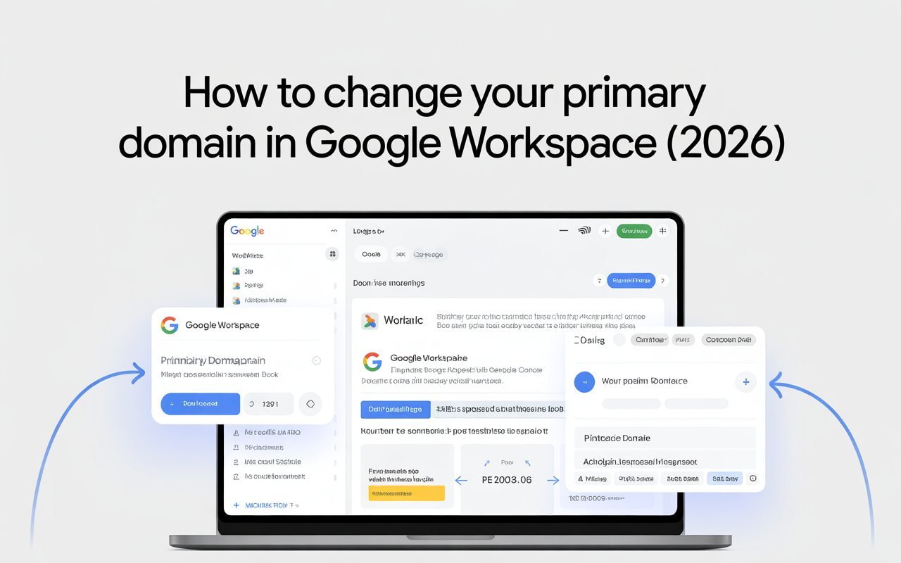 Change Primary Domain in Google Workspace 2026 (Step-by-Step)