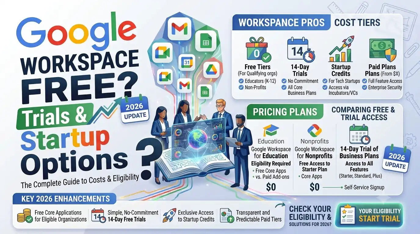 Google Workspace Pricing UK 2026 | Save 64% Off £2.12/User